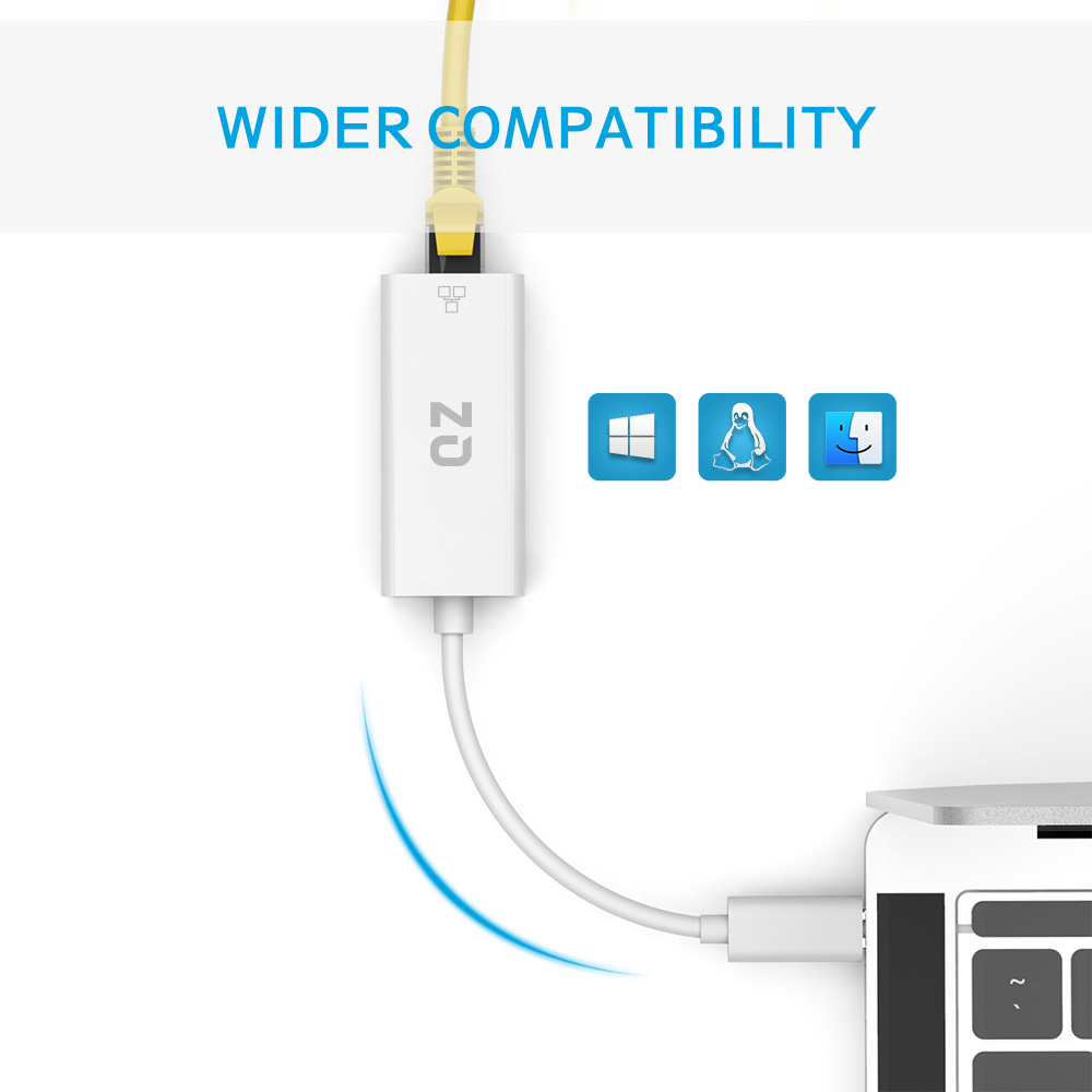 Buy QZ Ethernet Adapter Type C | Ethernet To Type C | LAN To C Type ...