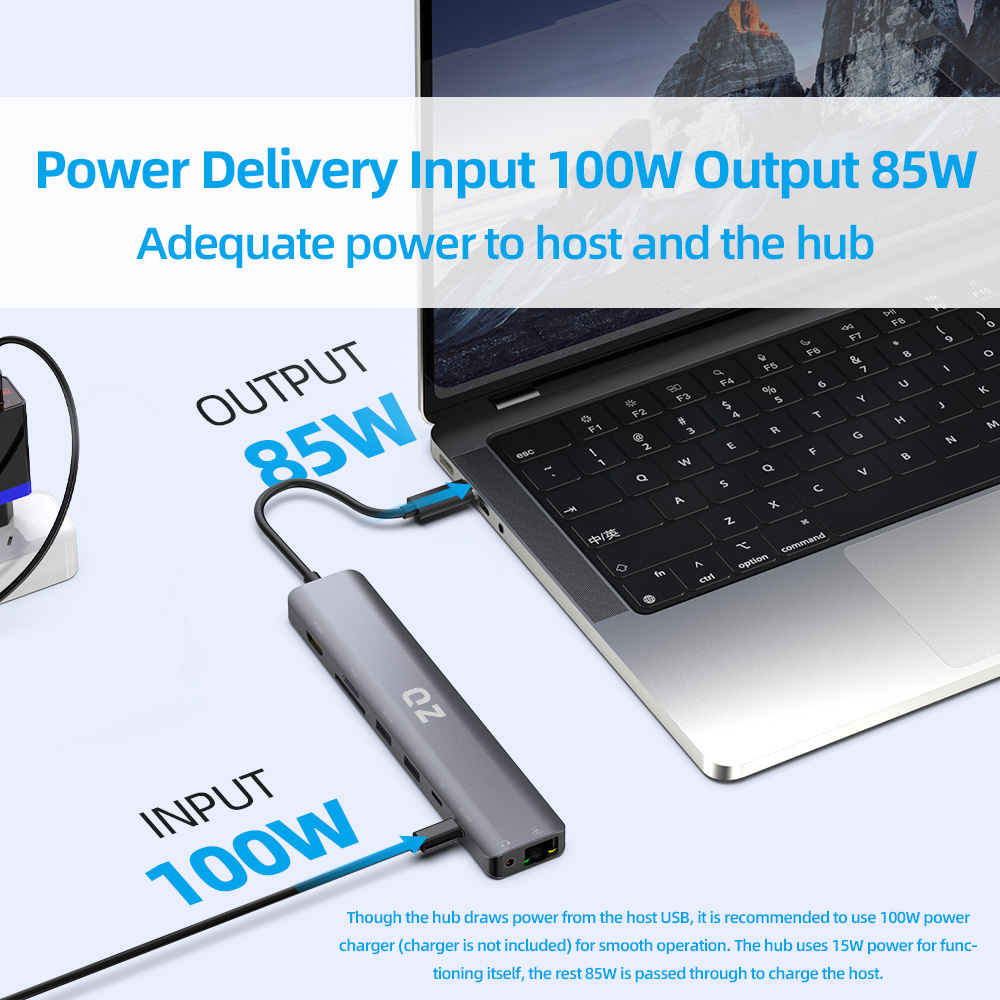 Buy QZ USB C Hub | C Hub | Type C Hub | USB Hub Type C | USB C Docking ...