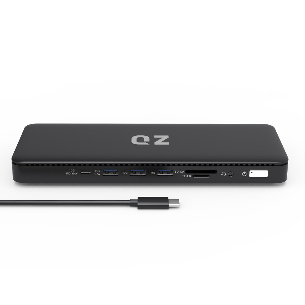 Buy QZ Thunderbolt 4 Hub, 40 Gbps bandwidth, Thunderbolt Certified 15 ...