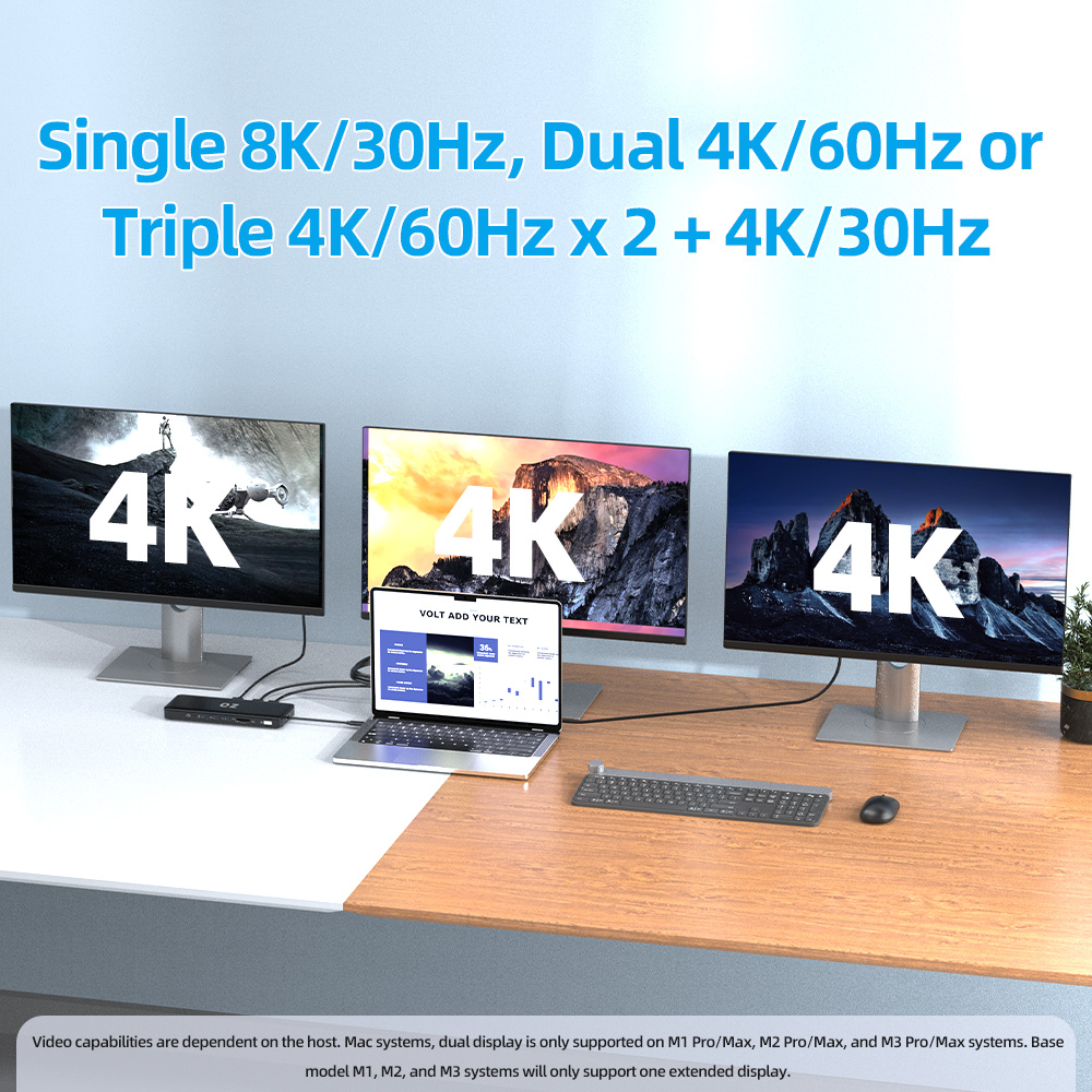 Buy QZ Thunderbolt 4 Dock | Thunderbolt Docking Station | TBT4 Dock ...